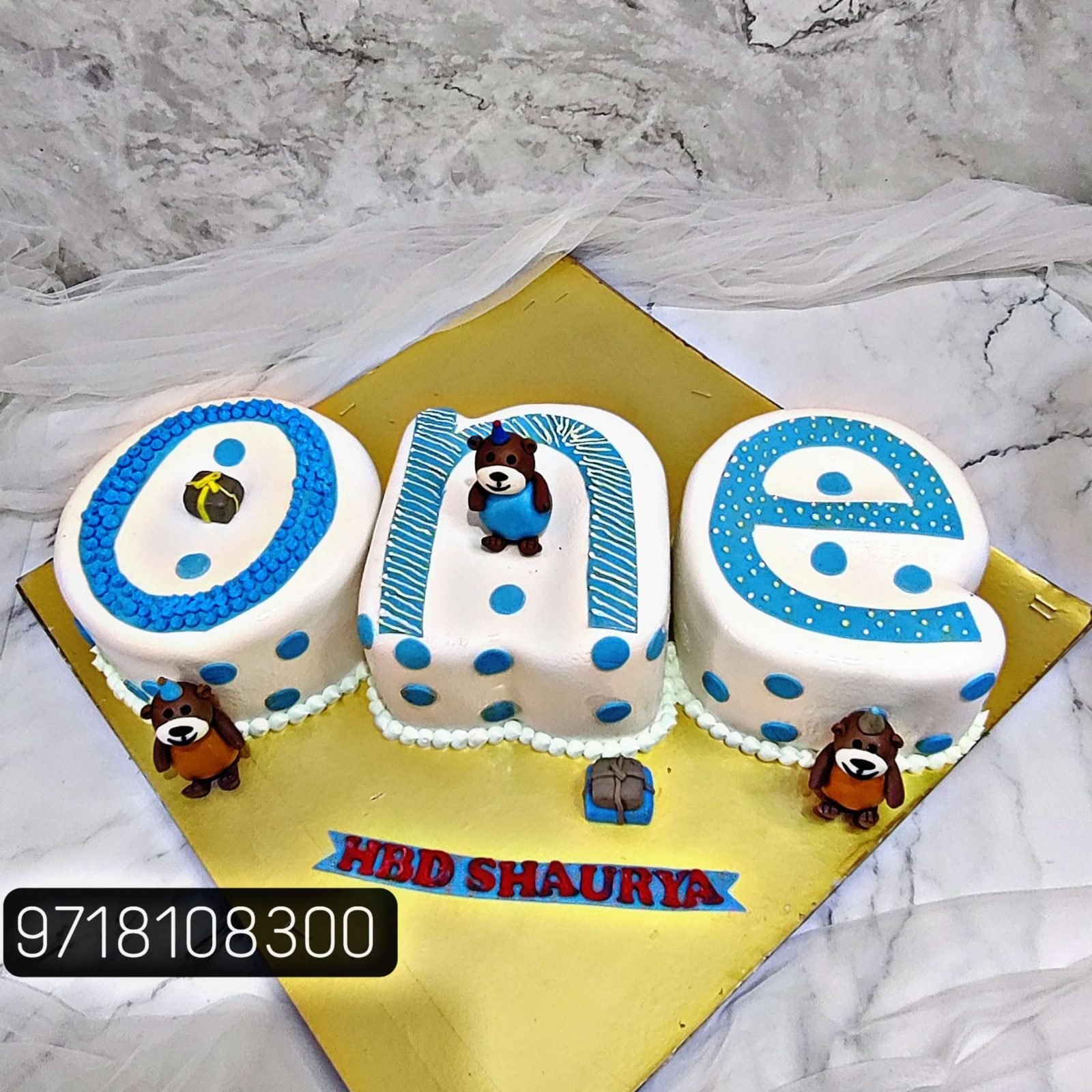 One Year Birthday Cake | First Birthday Cake Design | Yummy Cake